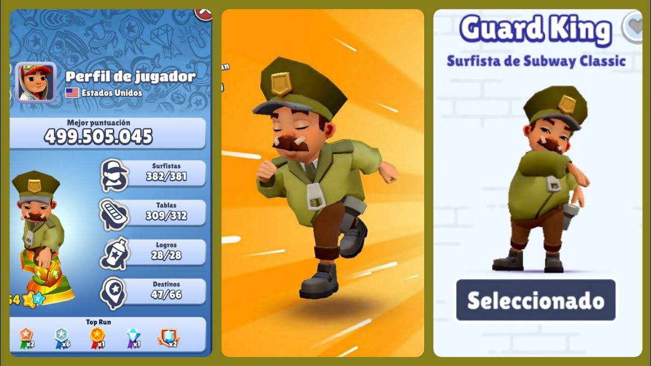 Subway Surfers - The Guard Unlocked: All Characters Unlocked Gameplay ...
