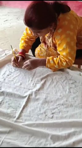 Mithila Art @ Ashtadal Class - YouTube