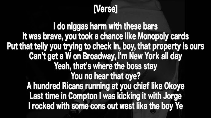 Kendrick Lamar Lyrics Control