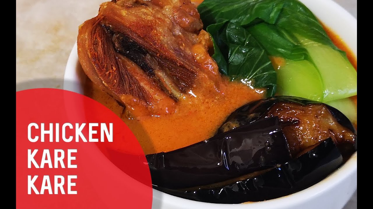 How To Make Chicken Kare Kare | Kare Kare Recipe | OFW Cooking - YouTube
