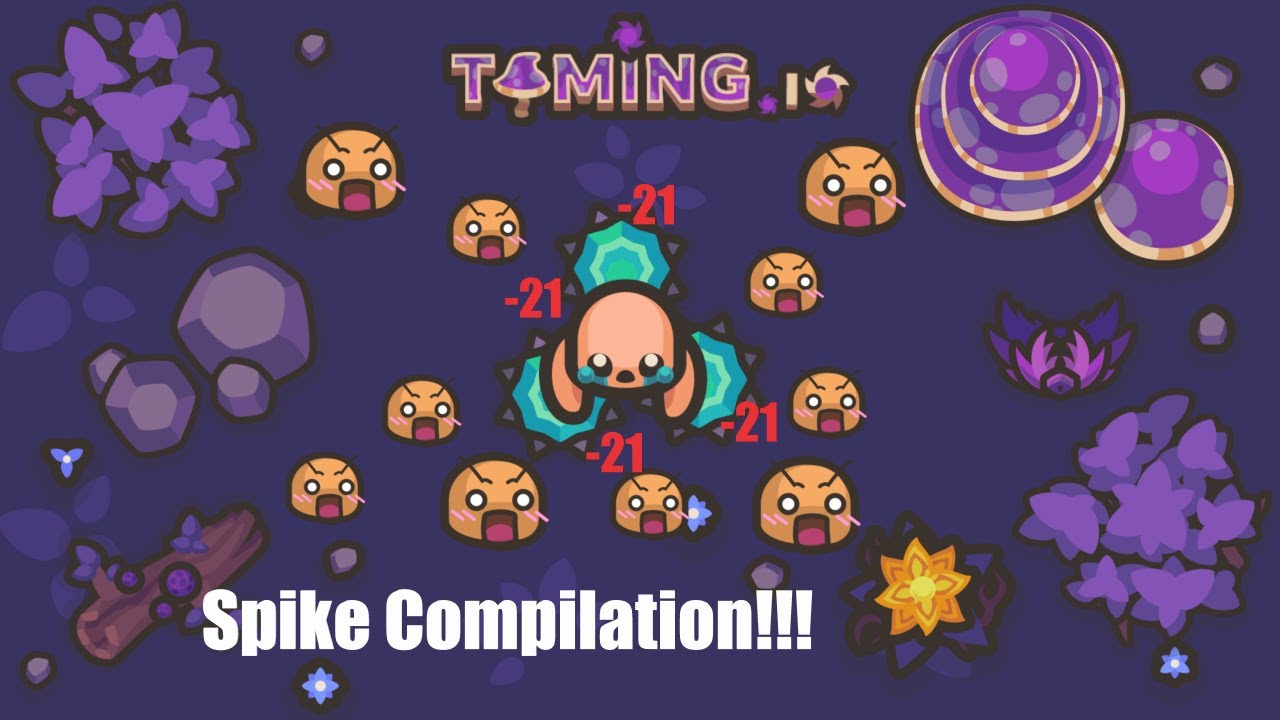 Taming.io | Triple Spikes & Kill Compilation | 900 Subscribers Special ...