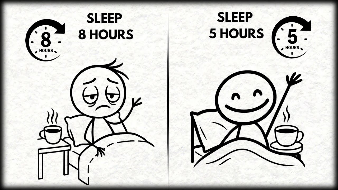 How to Sleep LESS hours and wake up FRESH (Science Backed) - YouTube