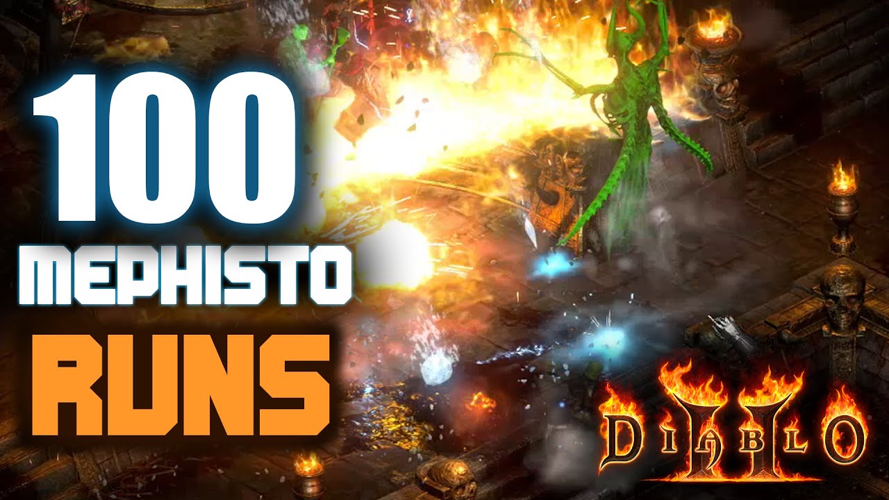 🔥 100 Mephisto Runs In Hell Using 400% Magic Find #D2R #ARPG - YouTube