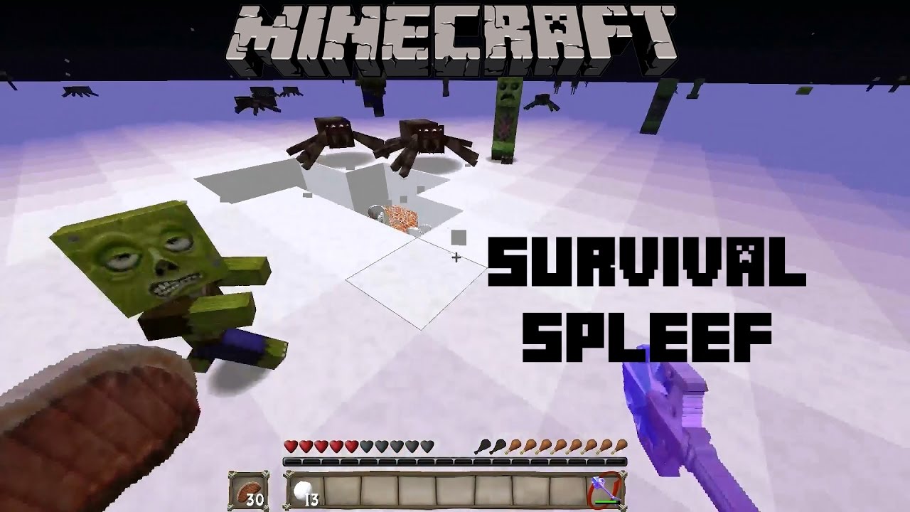 Minecraft Survival Spleef 2 - YouTube