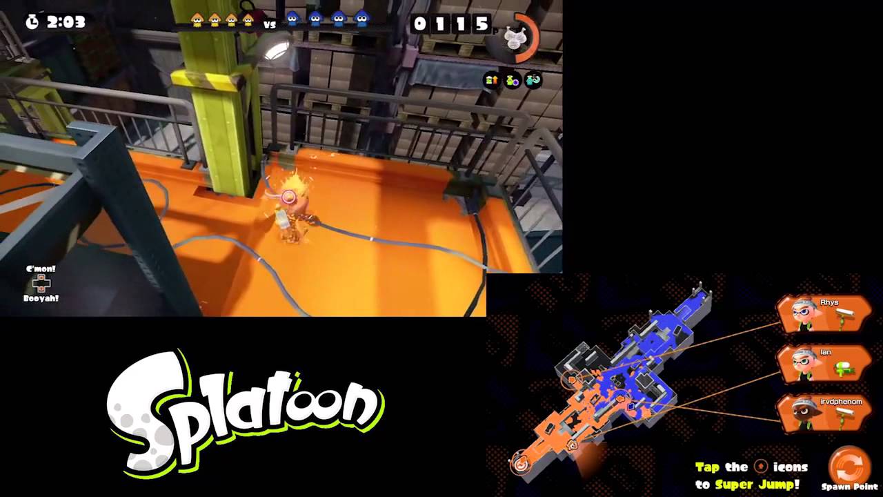 [Splatoon Demo] Splattershot Gameplay (with GamePad) - YouTube