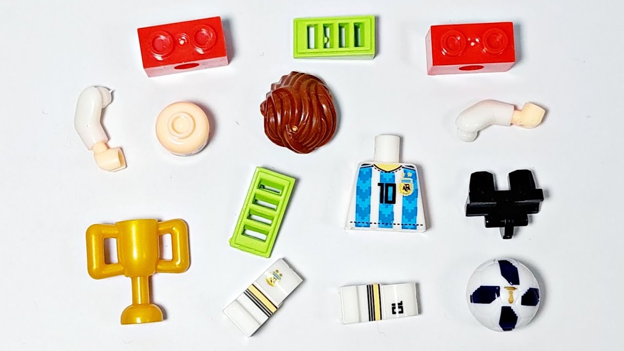 Lego Lionel Messi The Goat | Lego Football FIFA World Cup - YouTube
