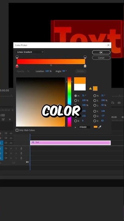 How To Make Text Gradient in Premiere Pro - YouTube