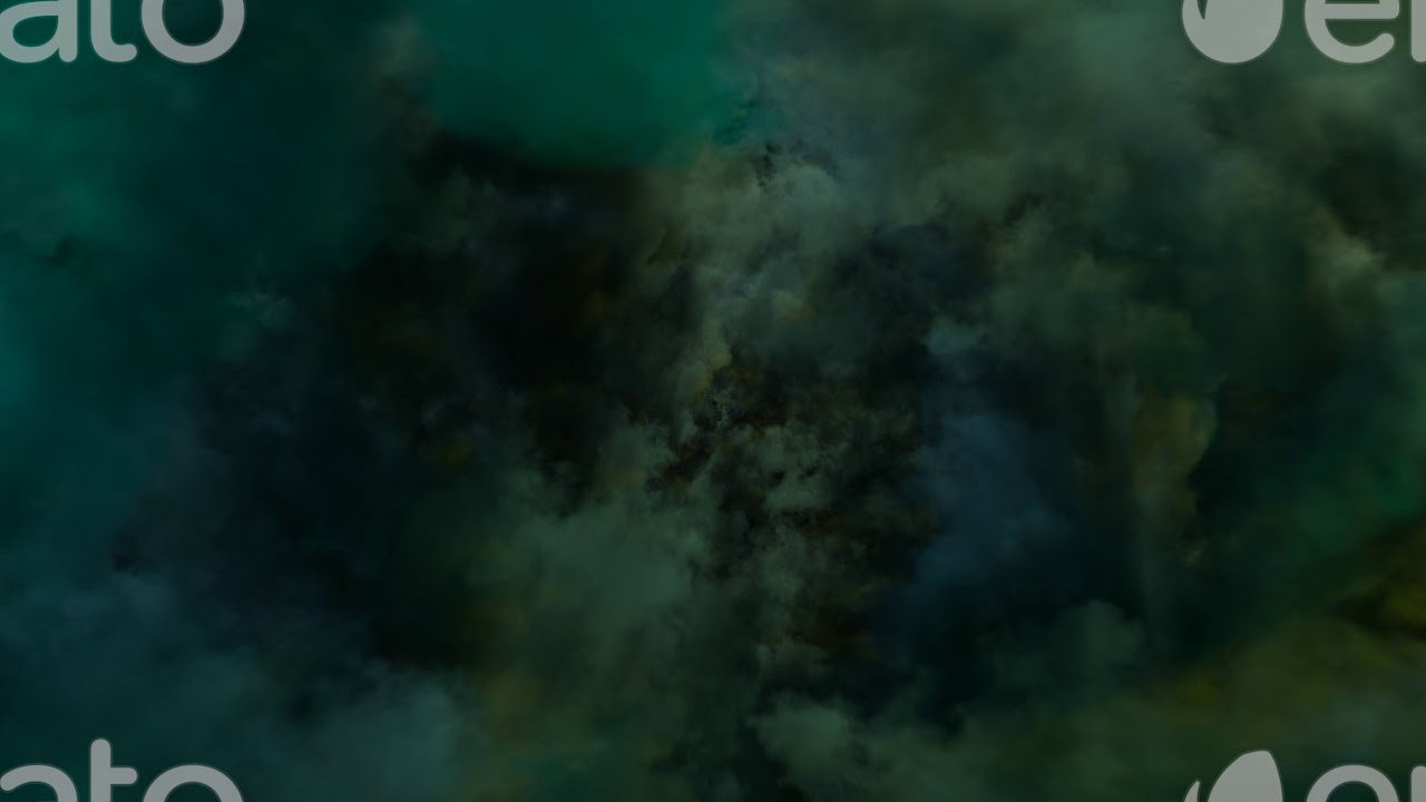 Flying Through Cinematic Dark Evil Clouds in Panoramic 360 Virtual ...