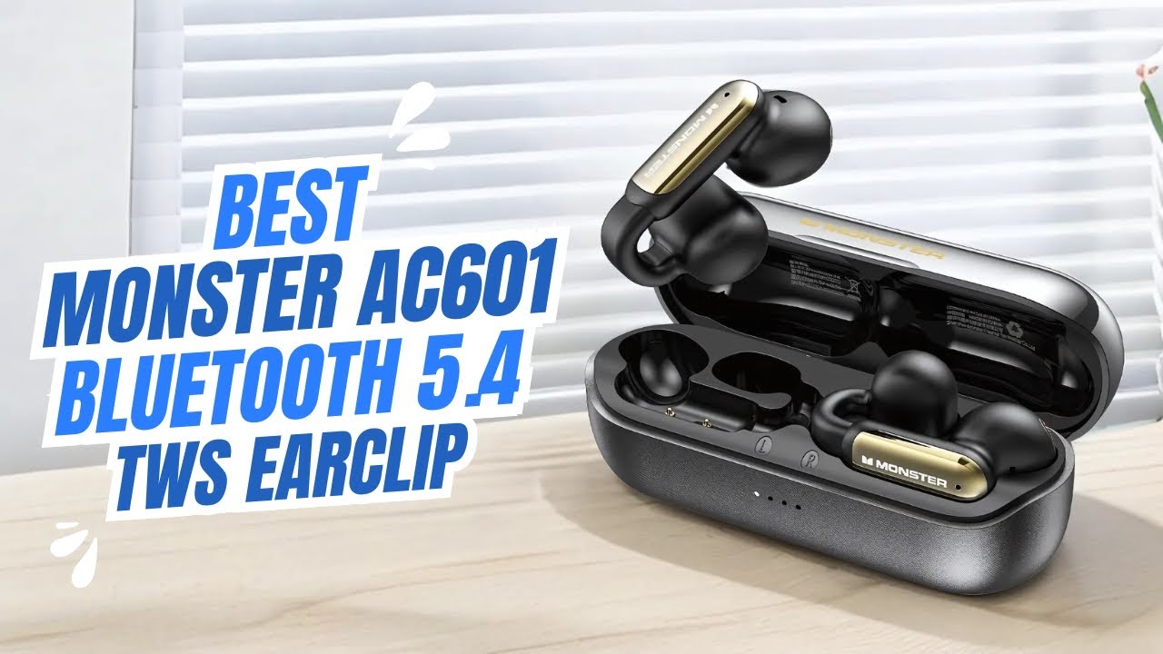 Best Monster AC601 Bluetooth 5 4 TWS Earclip - YouTube