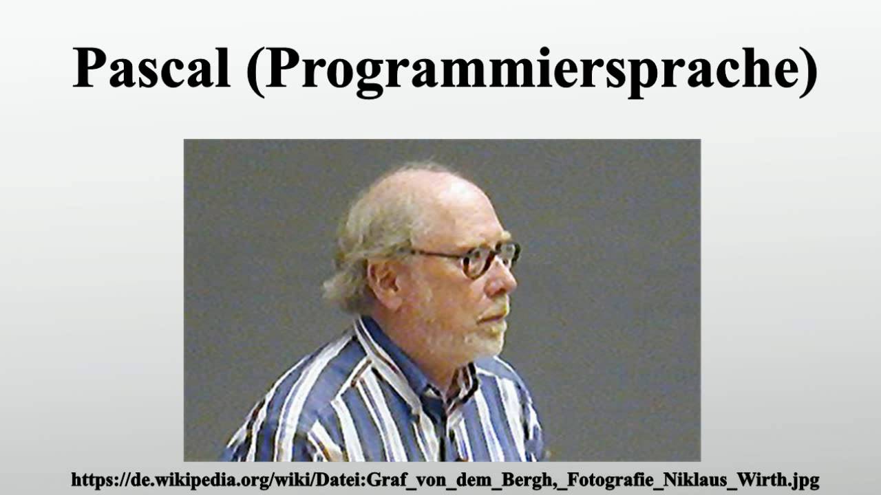 Pascal (Programmiersprache) - YouTube