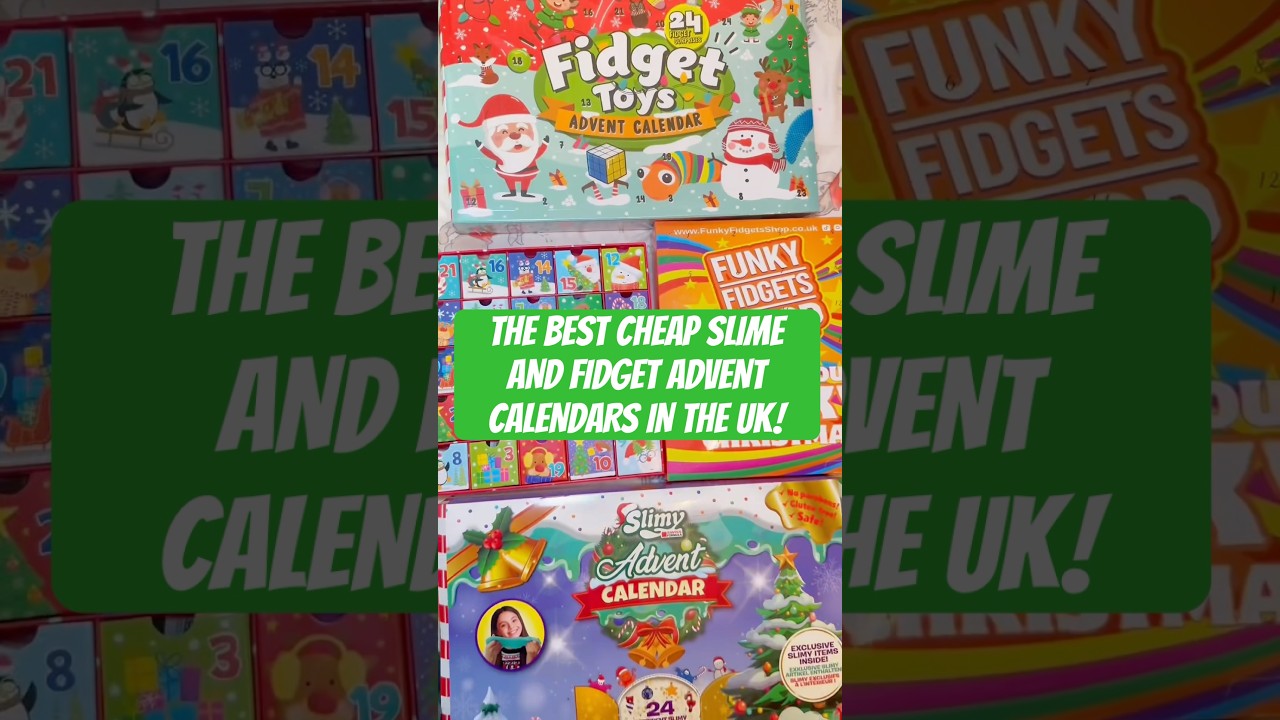 The Best Cheap Slime & Fidget Advent Calendars In The UK 2024 #slime # ...