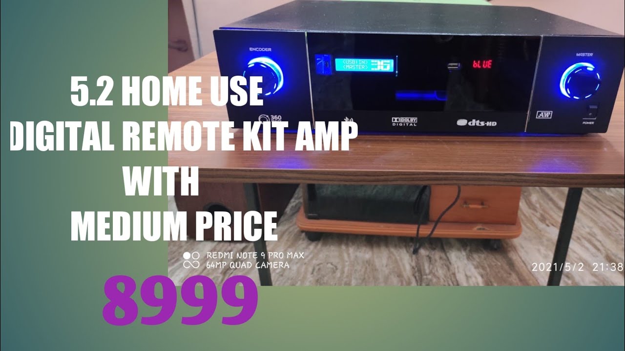 5.1 Remote kit Amplifier for Home Use Medium Budget - YouTube