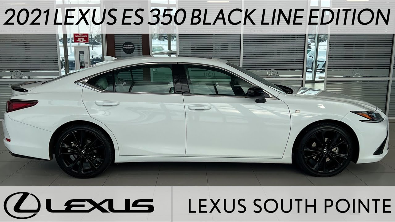 2021 Lexus ES 350 Black Line Edition (L240499A) - Full Review and Walk ...