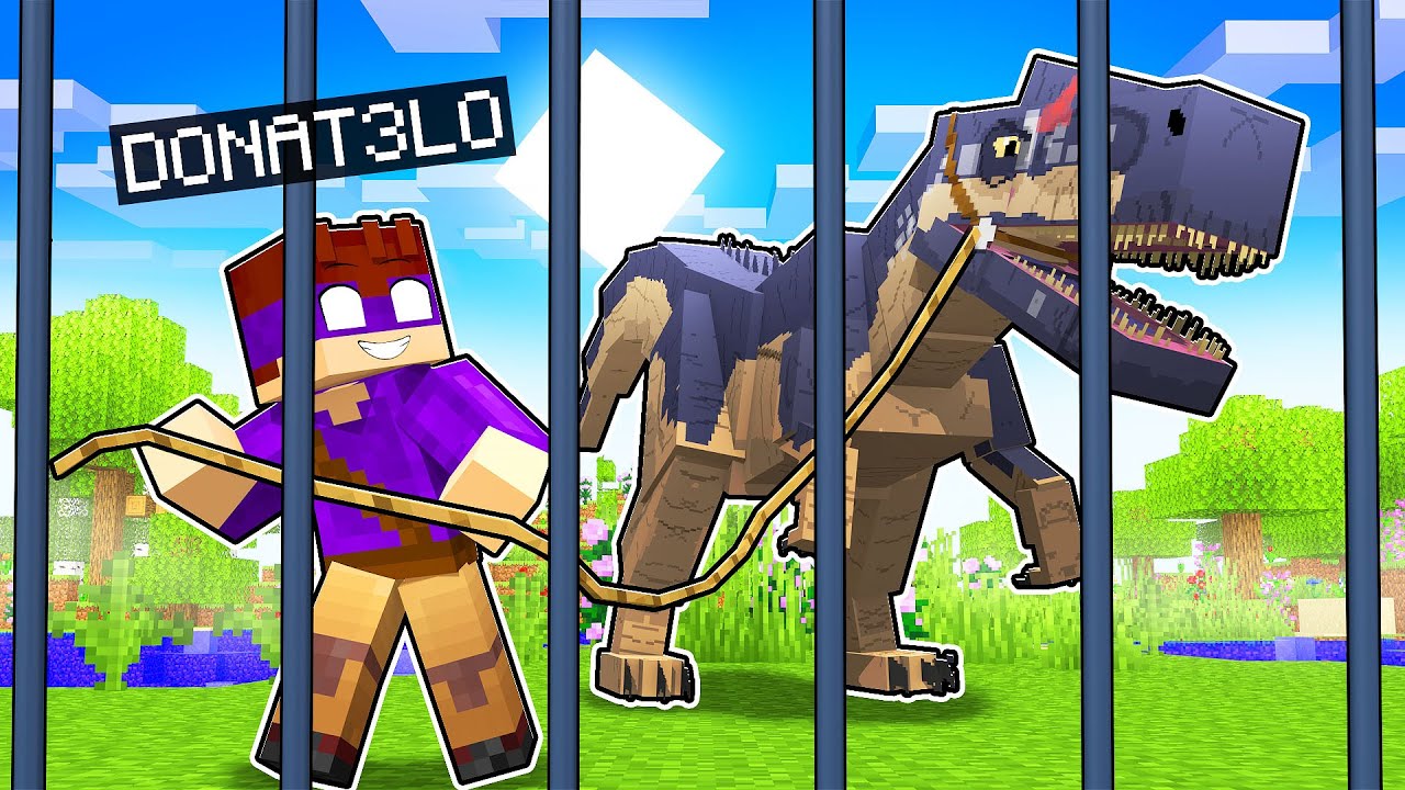 Jaula 100 Segura Para Dinossauros No Minecraft Youtube