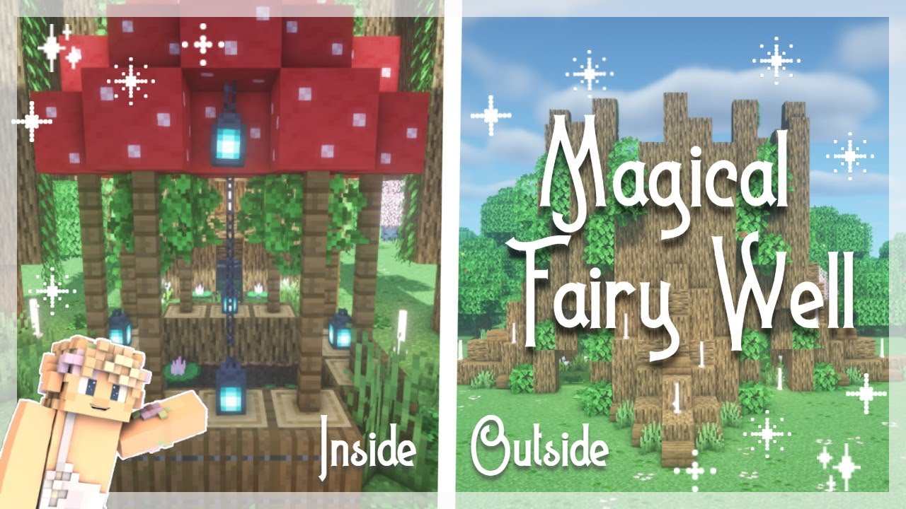 🌸 MINECRAFT Tutorial : Magical Fairy Well 🌸 Aesthetic | Fairycore ...