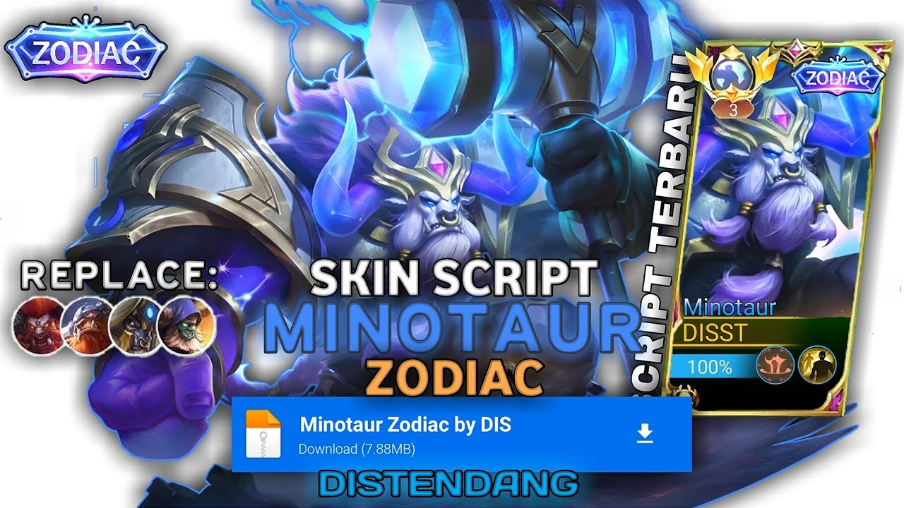 Update SCRIPT MINOTAUR ZODIAC | No Pw,full replace | full effect link ...