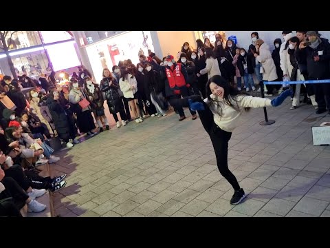 SATURDAY. YU KAGAWA & HYOJIN. HONGDAE BUSKING. BEAUTIFUL INTERACTIVE.