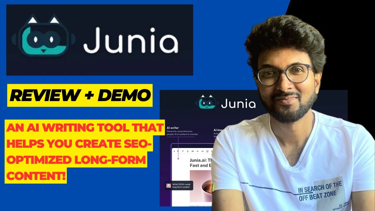Junia AI Review + Demo – An AI writing tool that helps you create SEO ...