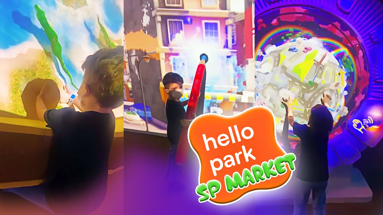 HELLO PARK SP MARKET - O Maior Parque Interativo do Brasil - YouTube