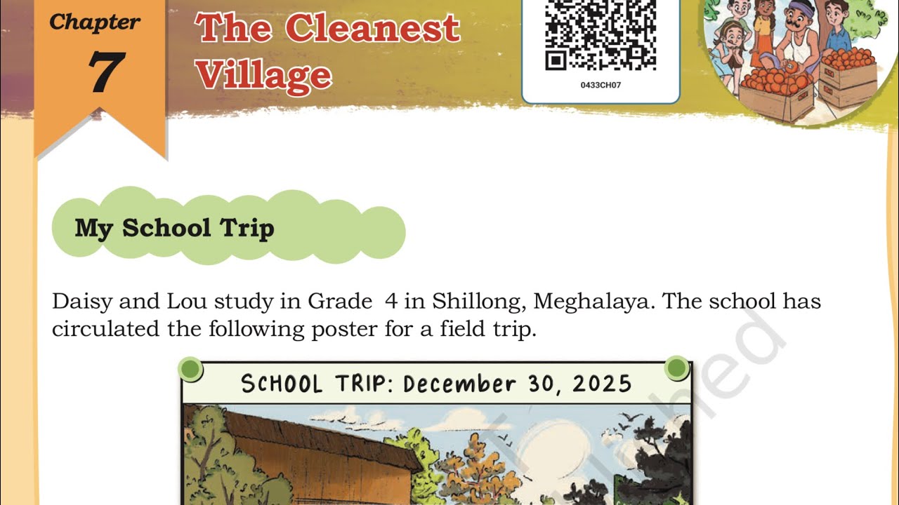The Cleanest village Class 4, NCERT new book Math mela chapter 7 complete solution with ...