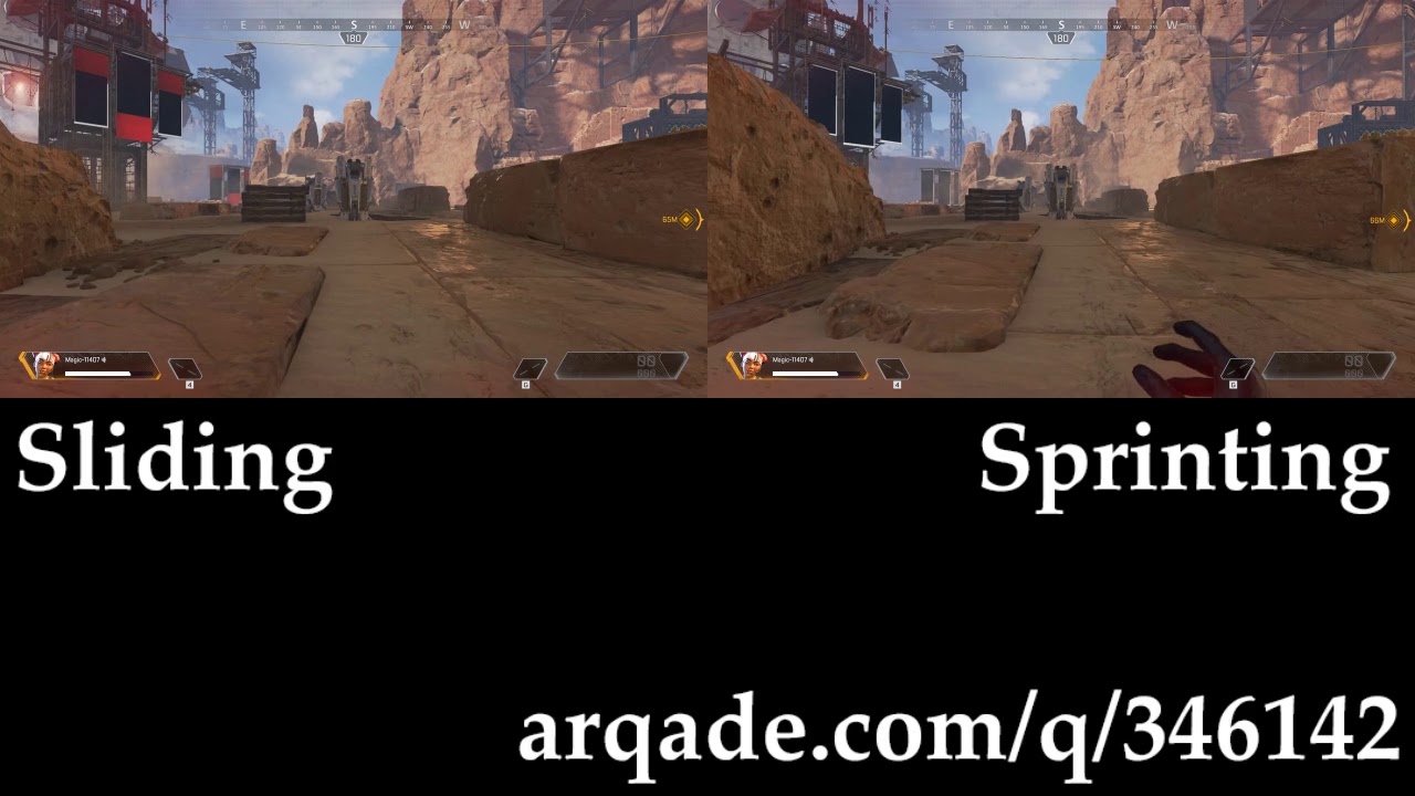 Is sliding or sprinting faster in Apex Legends? - YouTube