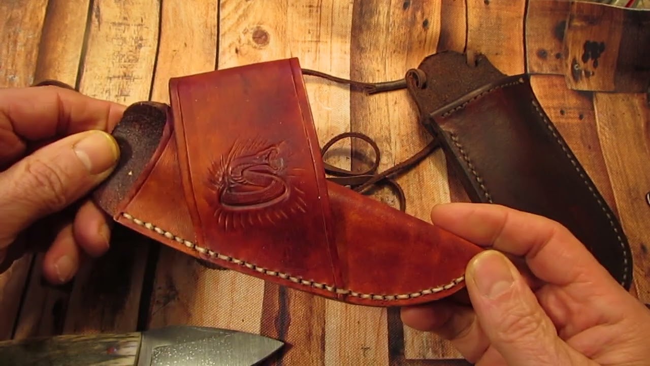 North-River-Custom knives Frontier Neck knife. - YouTube