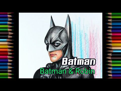 Drawing🔮218 ( Batman🌝George Clooney⚡Batman & Robin ) / KTP Classic ...