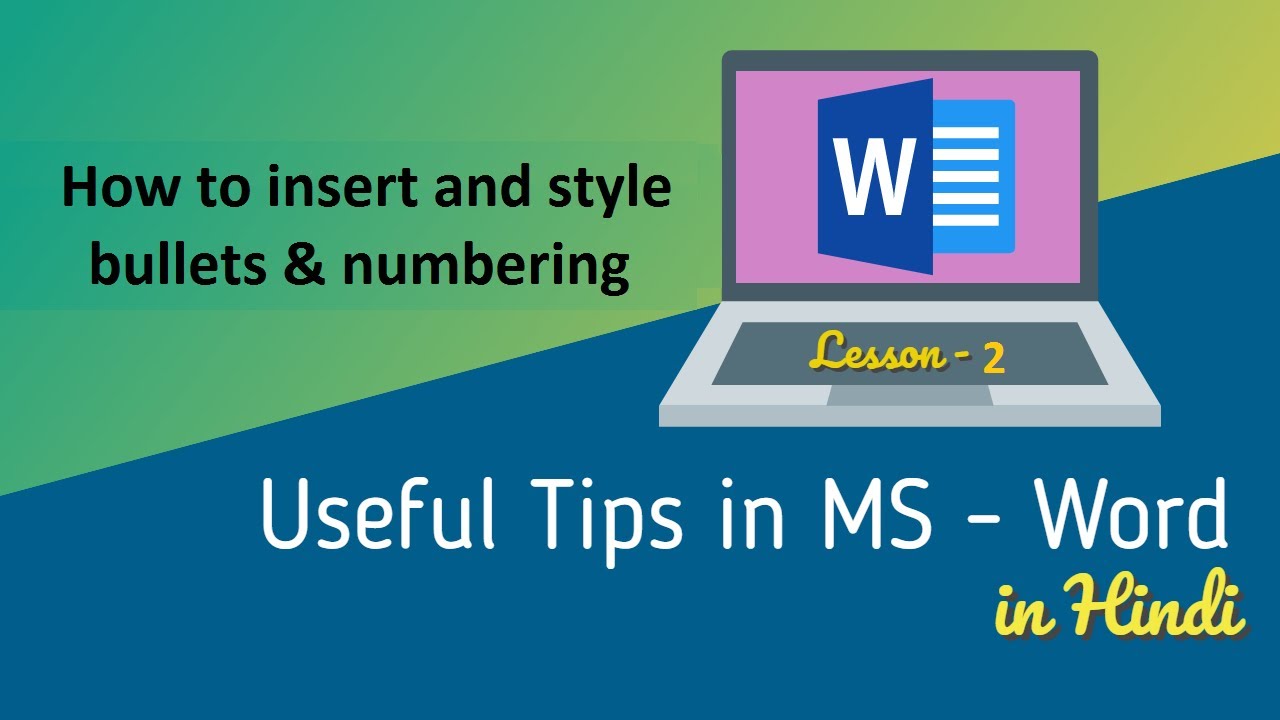 How To Insert And Style Bullet Numbering In Ms Word Useful Tips In how-to-insert-and-style-bullet-numbering-in-ms-word-useful-tips-in