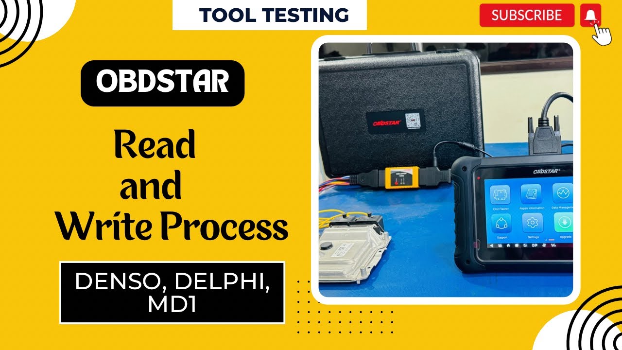 OBDSTAR | Tool Testing | Read and Write ECM - YouTube
