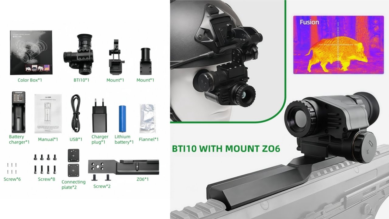 Mounting the BTI-10 Thermal Monocular on a Weapon Rail with Z06 Bracket ...