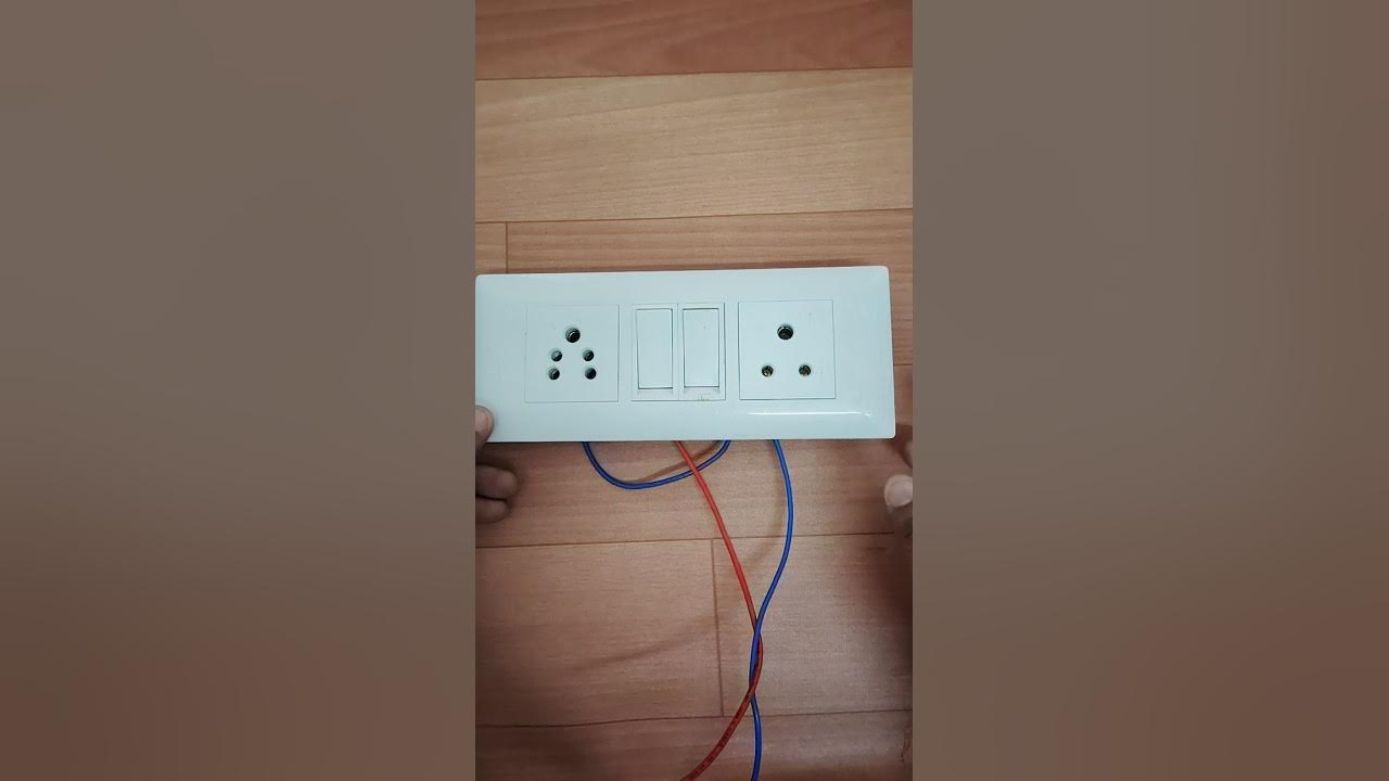 how to connection electric board 2 switch 2 socket || board wiring 2 ...