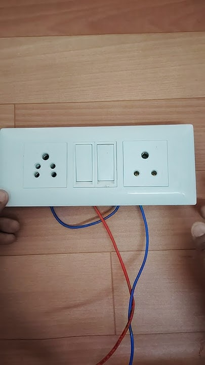 how to connection electric board 2 switch 2 socket || board wiring 2 ...