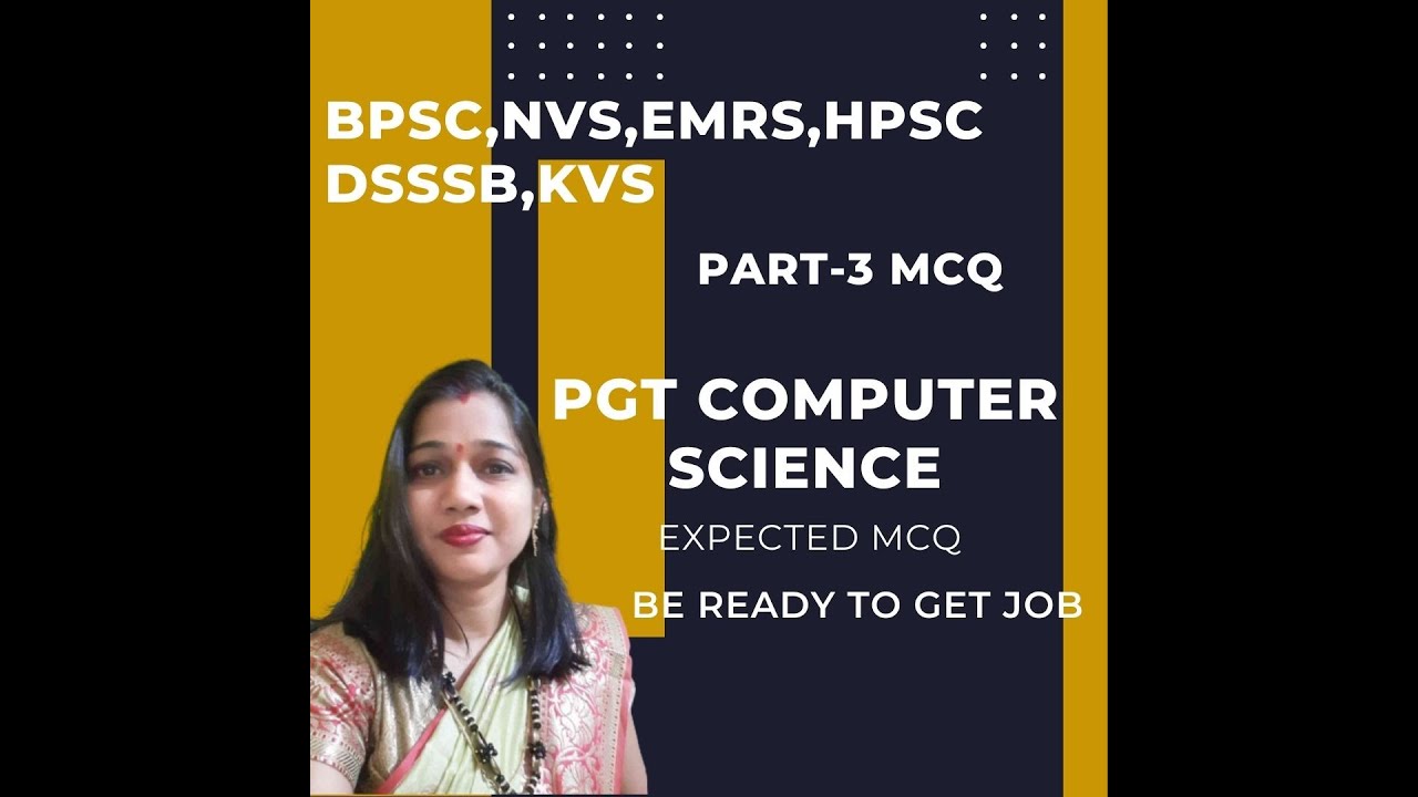 Pgt Computer Exam Sample Paper 3 Python Pandas Selected Mcqpgt Computre Exam Ki Taiyari Youtube 6020