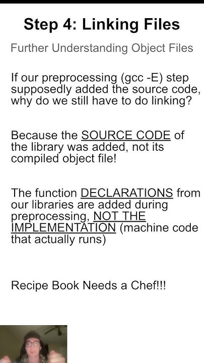 How your compiler works (part 3: linking, object files, and summary) - YouTube