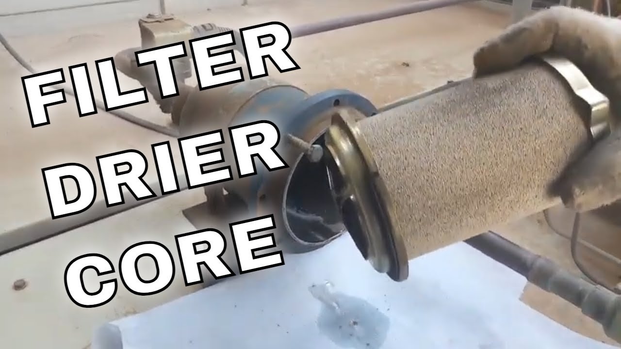 chiller AC unit filter change - YouTube