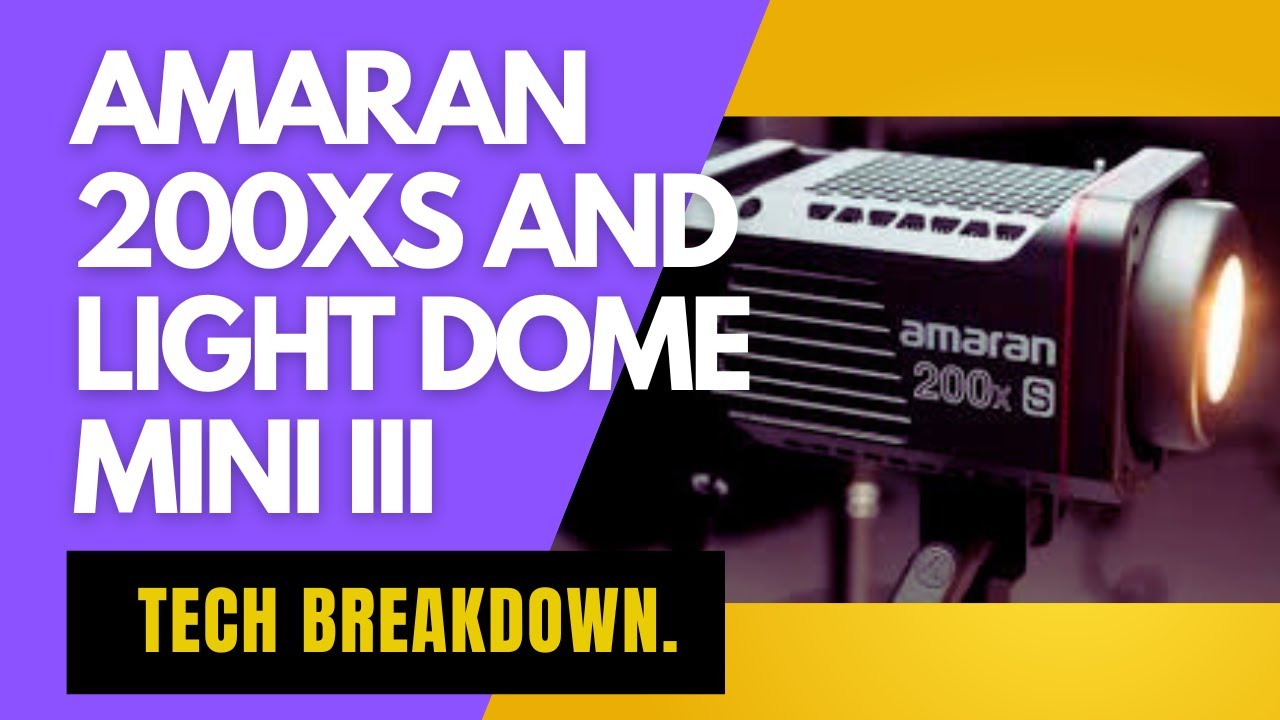 Amaran 200XS and Light Dome Mini III Review for Content Creation - YouTube
