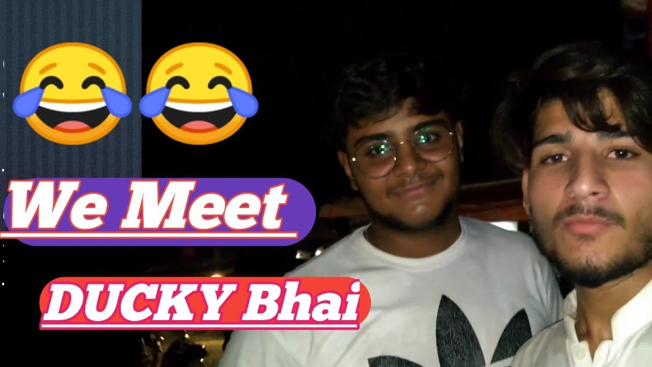 2nd vlog We Meet Ducky bhai 😂😂 - YouTube