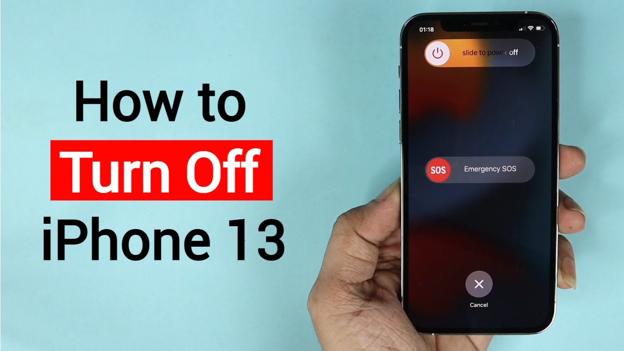 How to Power Off / Shut Down iPhone 13, 13 Pro or Max - YouTube