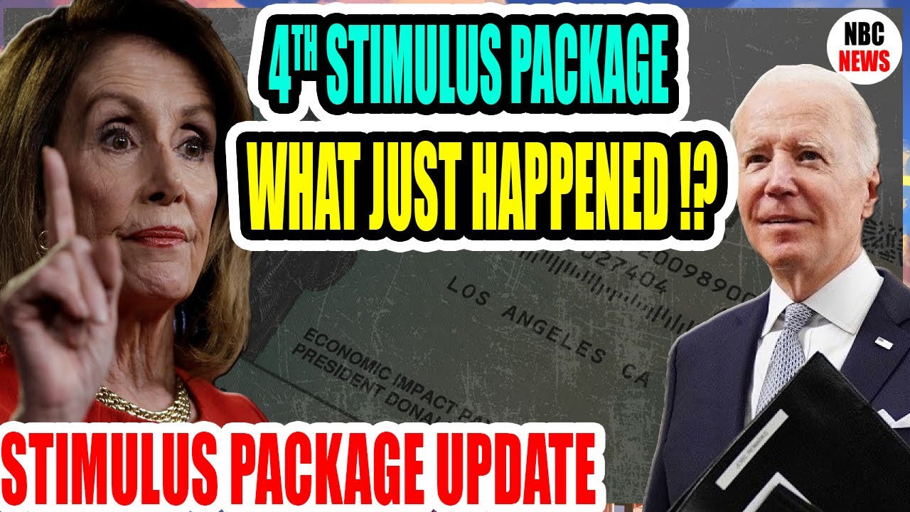 🔴 4TH STIMULUS PACKAGE ! WHAT JUST HAPPENED !? STIMULUS PACKAGE UPDATE ...