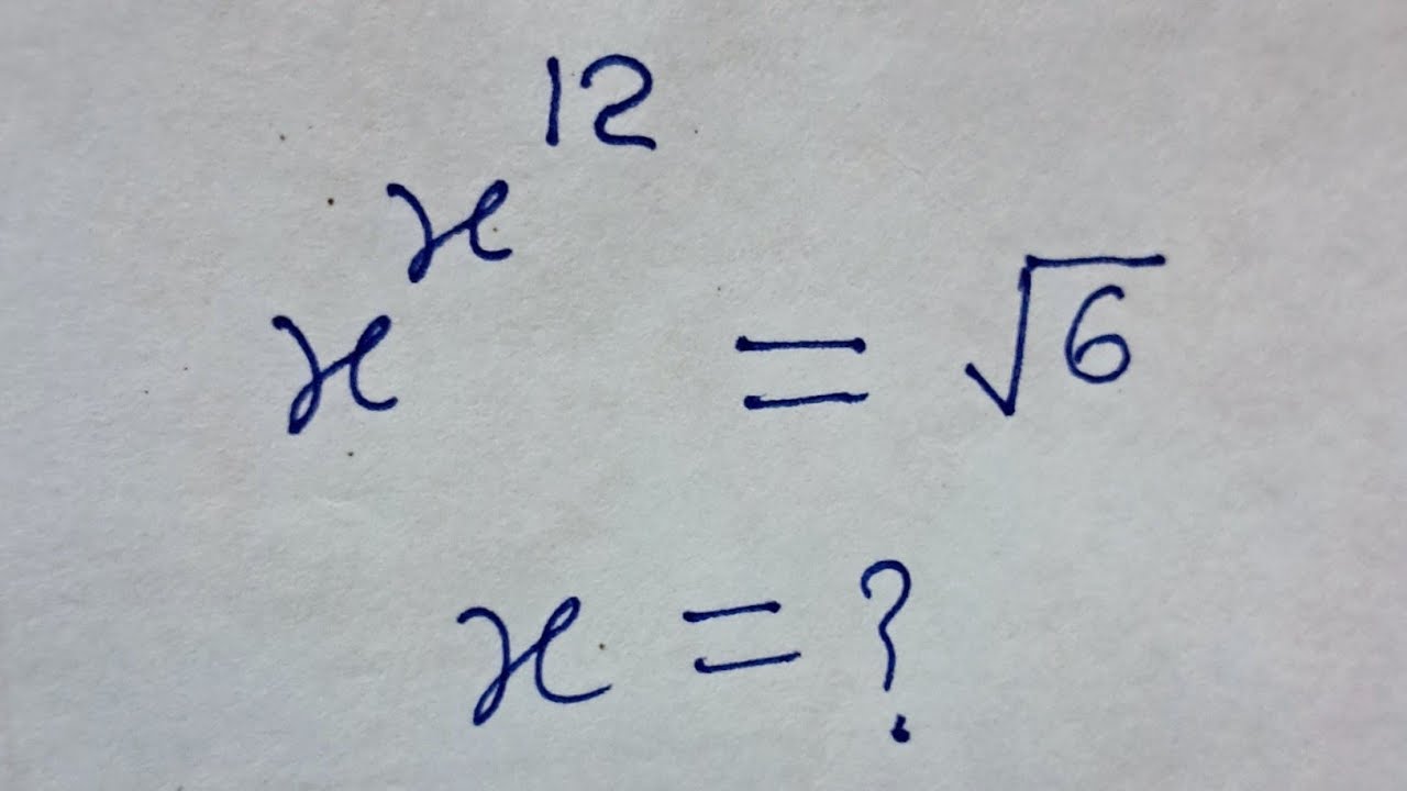 Math Olympiad Question | Nice Algebra Equation | math problem solving ...