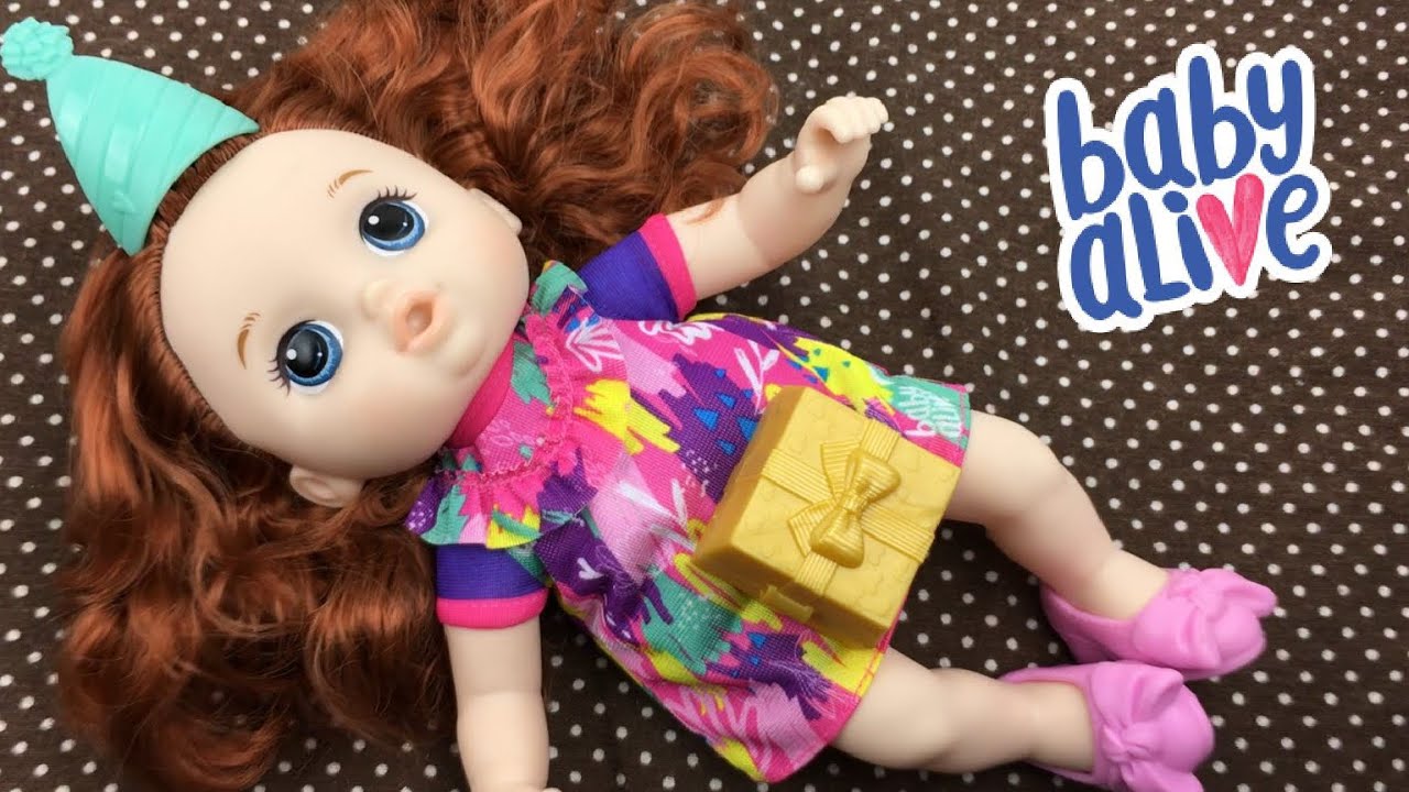 Opening LITTLES by BABY ALIVE Doll Birthday Party Outfit - YouTube