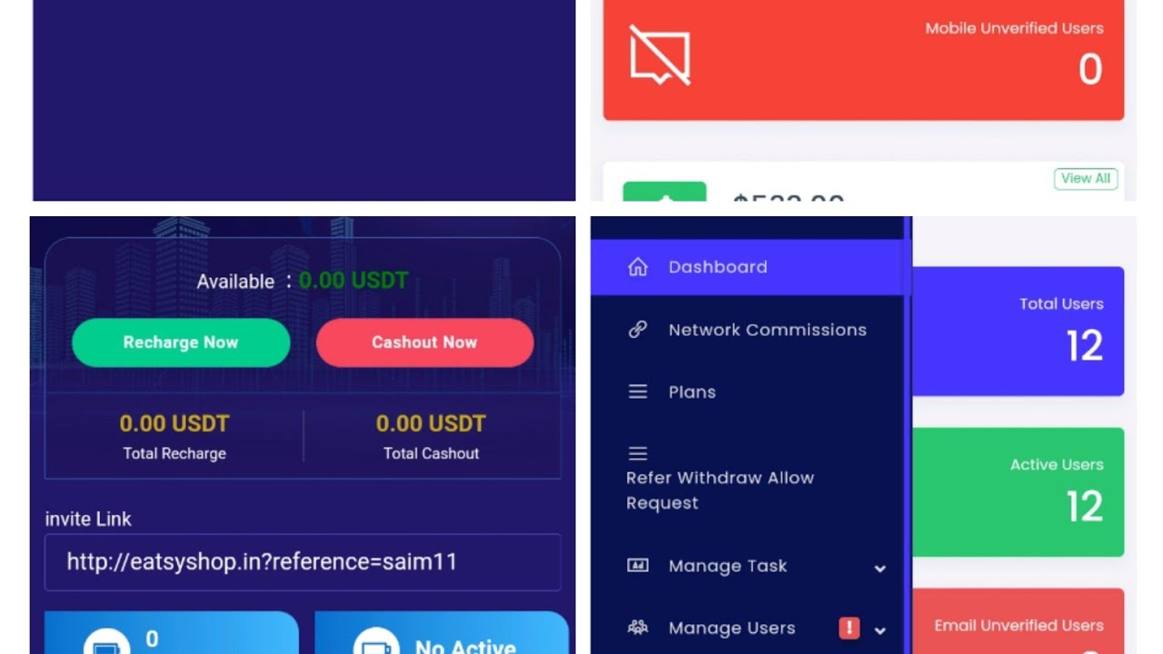 Investment Website Script | Mining Script Network king website source ...