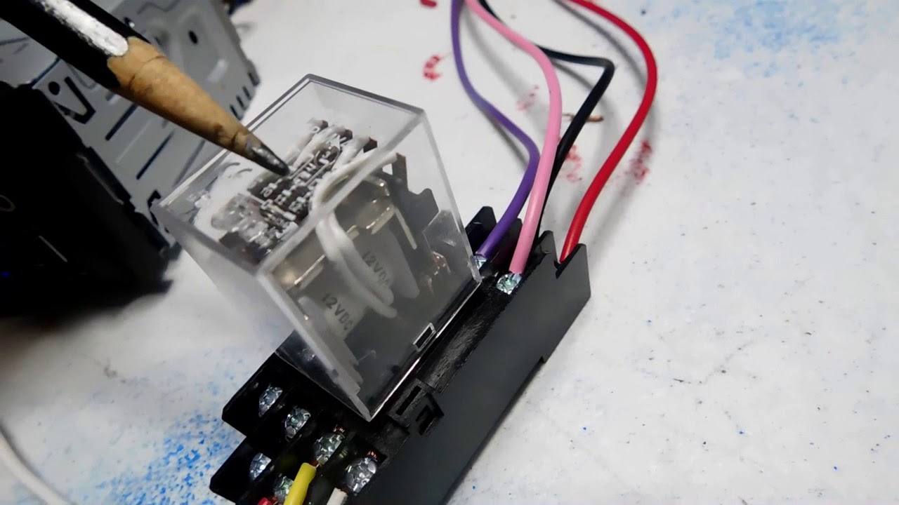 Mega Boom Box wiring with Relay and Power Supply - YouTube