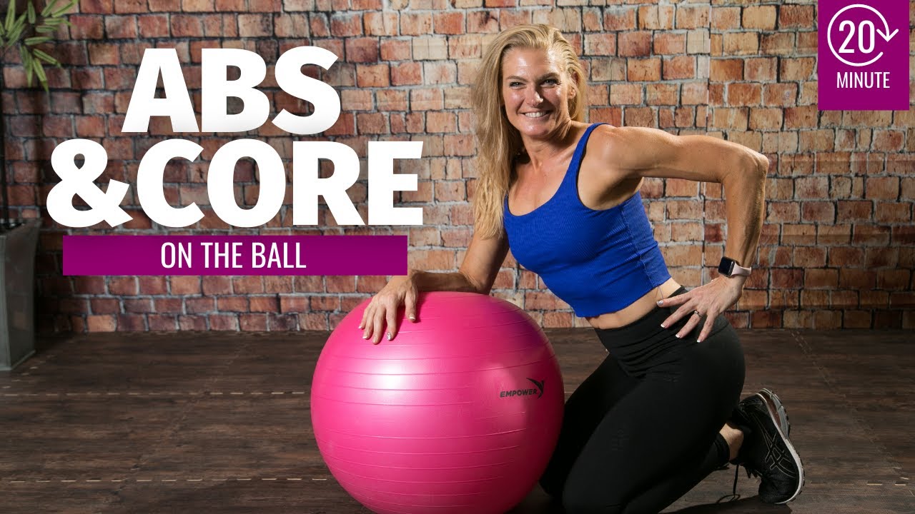 20 Minute Abs and Core workout on the Stability Ball! - YouTube