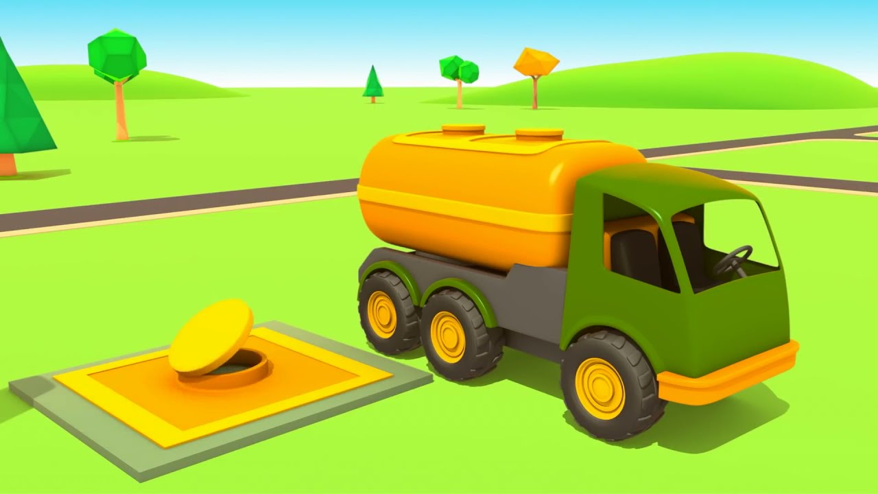 Auttaja-autot: leluautot ja lasten rekat. Uusi leikkikenttä ...