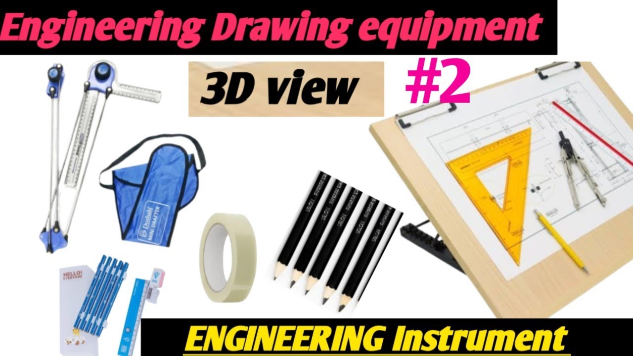 Engineering Drawing equipment # M.D Scale, Drawing board, Sheet ...