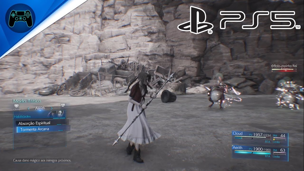 Bolo-espinho Rei - Boss Fight - FINAL FANTASY VII REMAKE - Legendado em ...