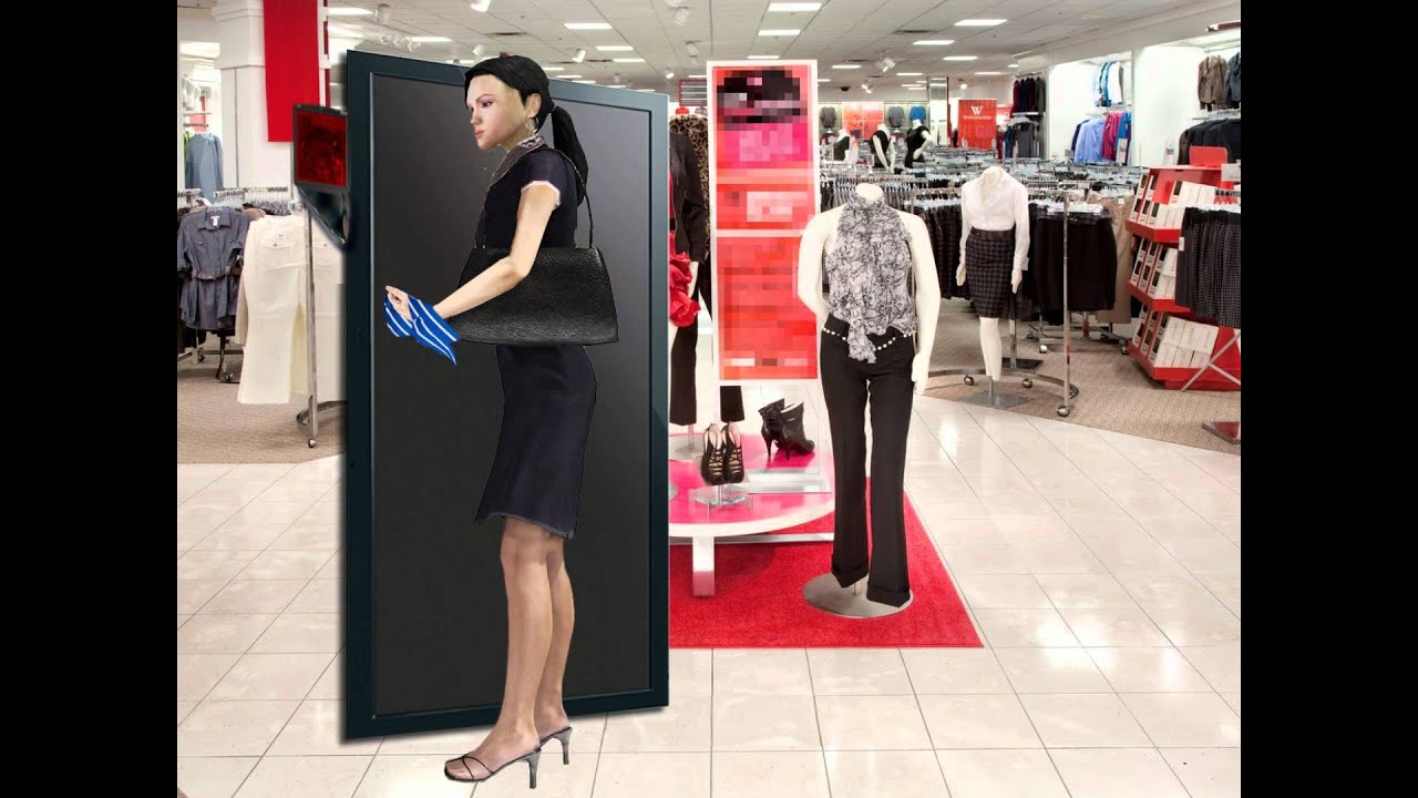 Probador de ropa virtual en tiendas - YouTube