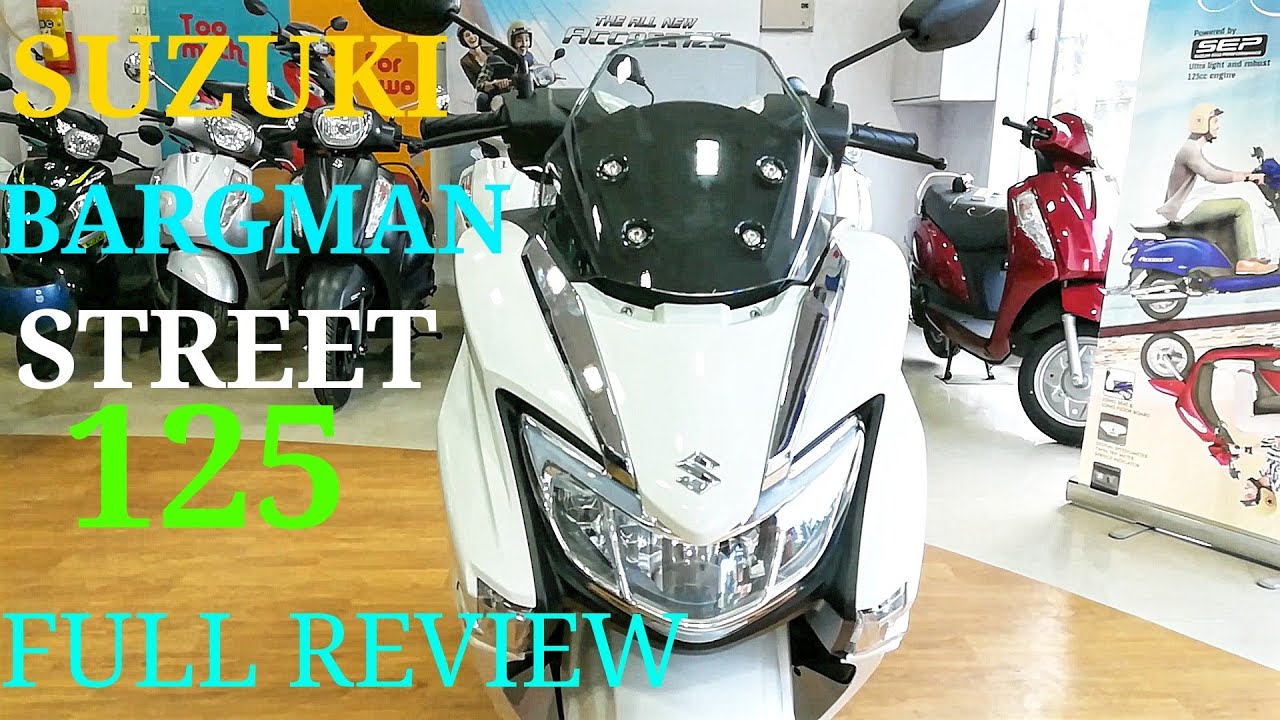 2018 ALL NEW SUZUKI BARGMAN STREET 125 FULL REVIEW AND PRICE DETAILS ...