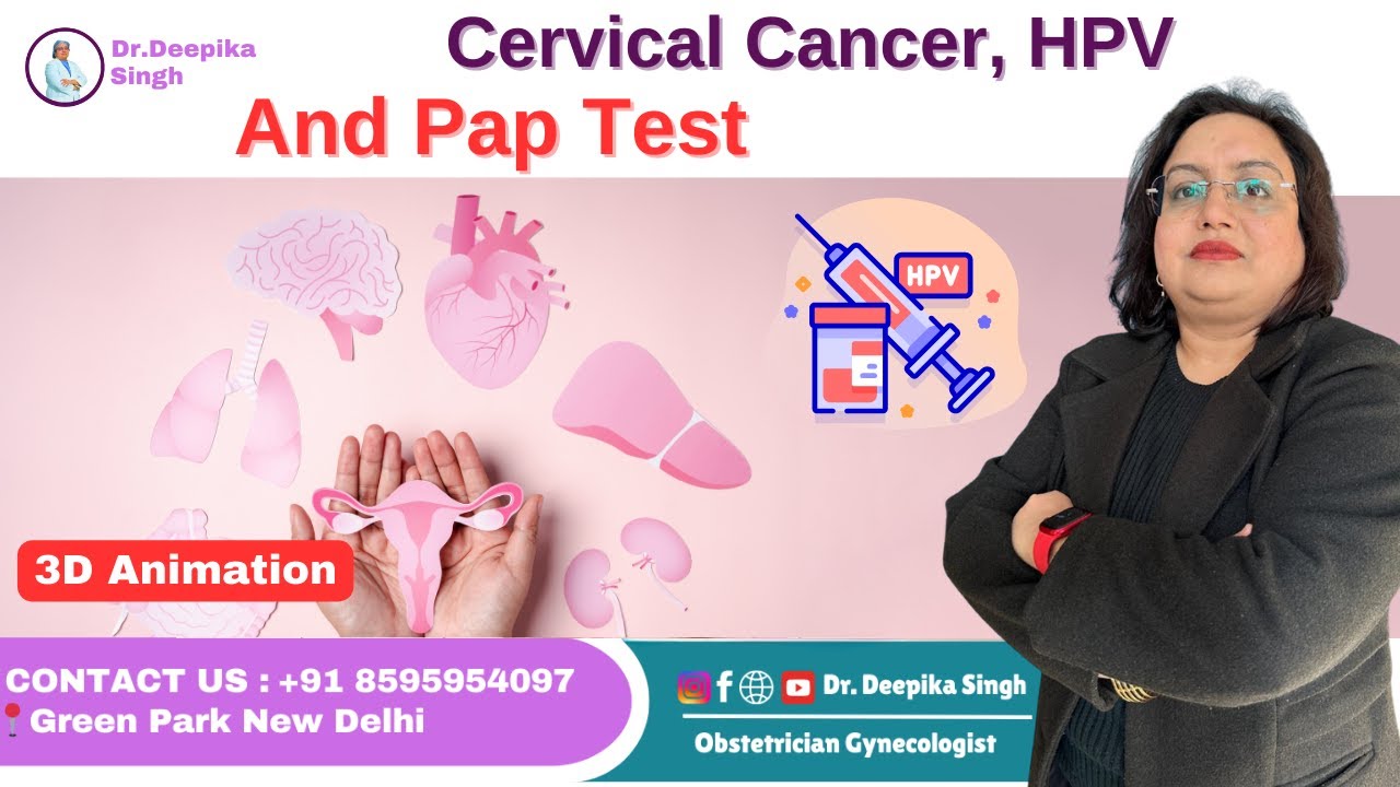 Cervical Cancer, HPV, and Pap Test, 3D Animation | Dr. Deepika Singh ...